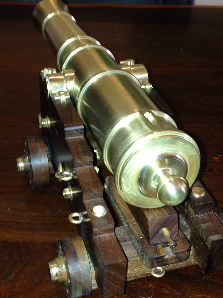 1779 Naval Cannon Scale Model | johnsmachines