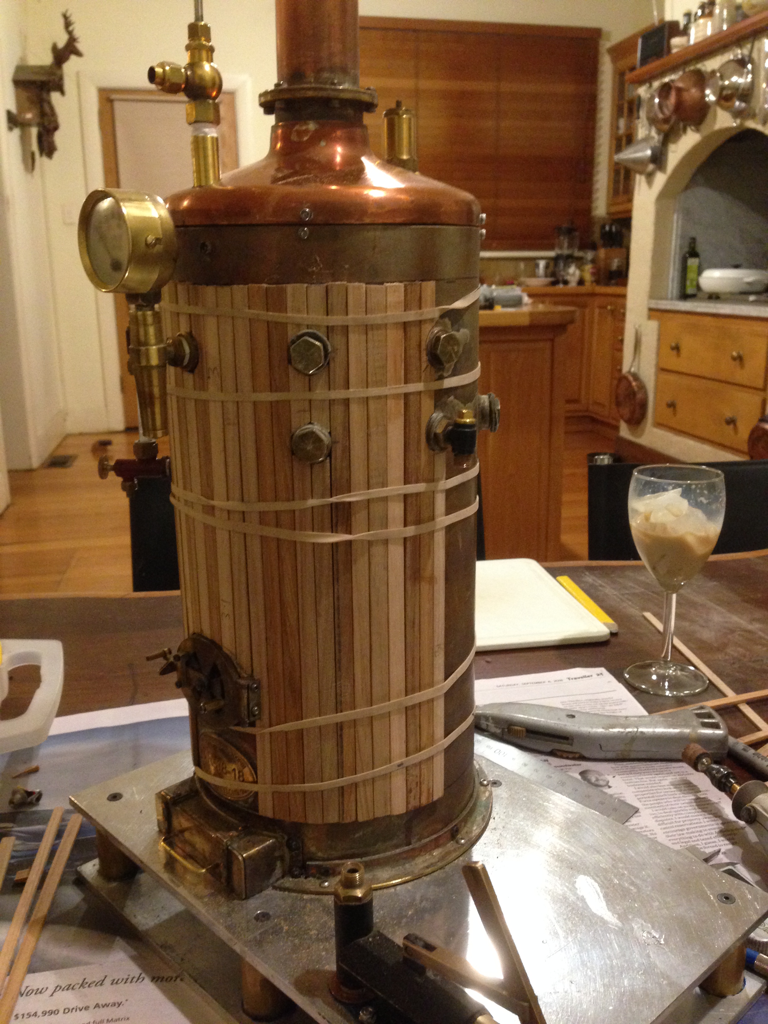 6″ Boiler. Lagging. | johnsmachines