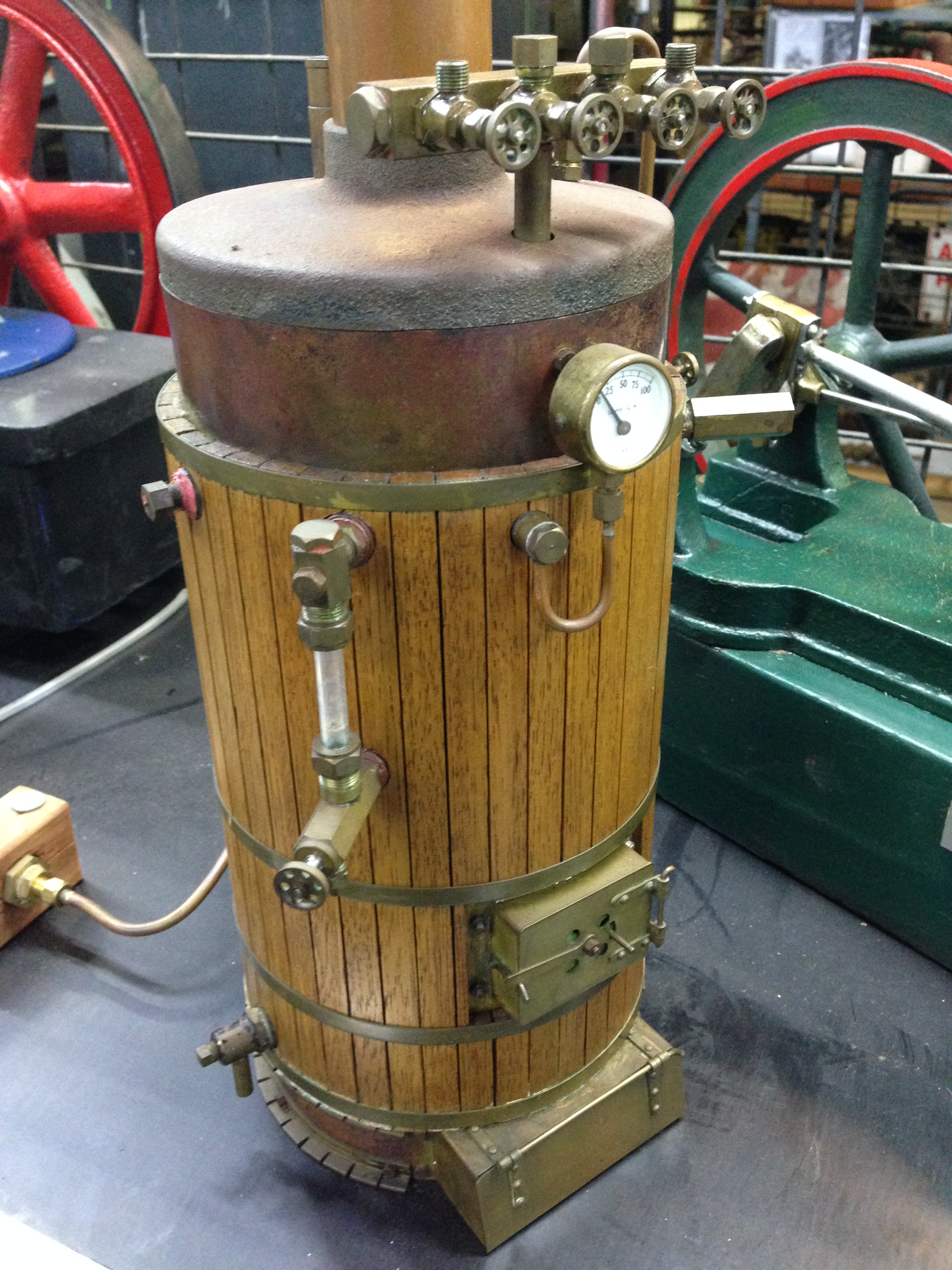 Drilling holes into the Trevithick Boiler | johnsmachines