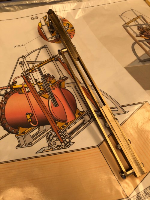 Trevithick Dredger Engine.. the steam valve operator. | johnsmachines